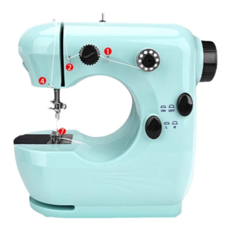 Plys Electric Mini Sewing Machine - Automatic Edge Locking for Home Use