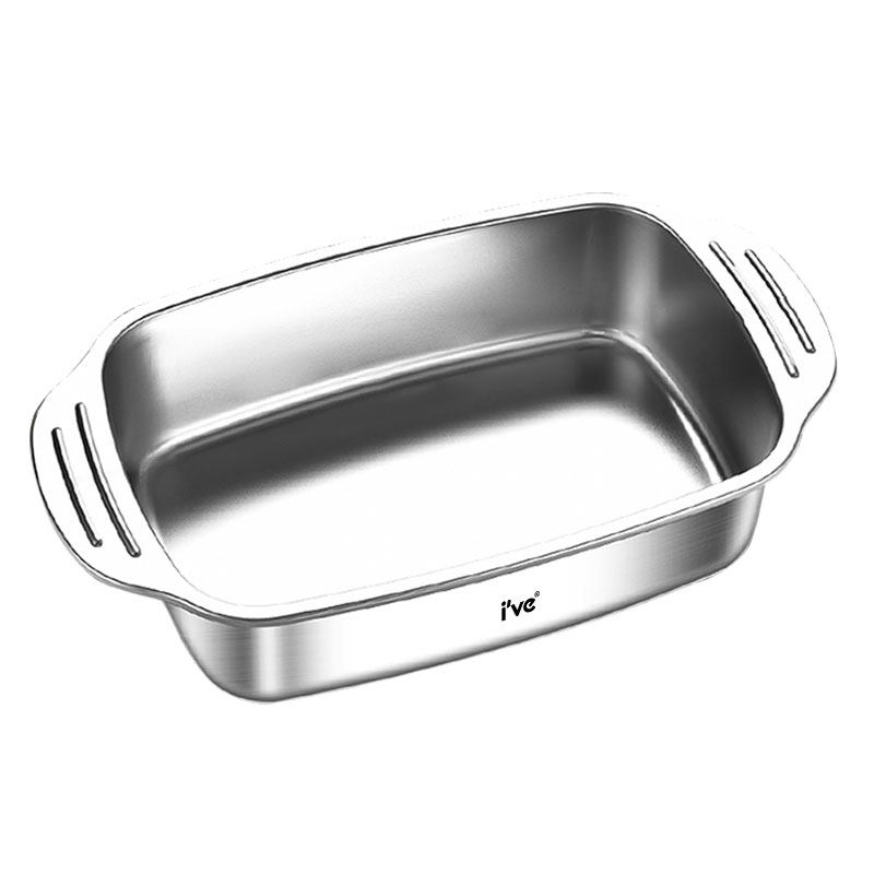 German Stainless Steel Grilled Fish Plate - Rectangular Tray for ...