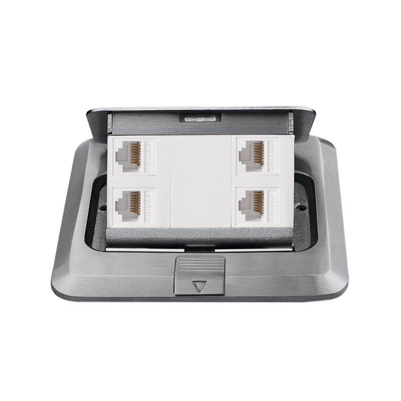 Stainless Steel Waterproof Gigabit Network Floor Socket - Computer Broadband Information ...