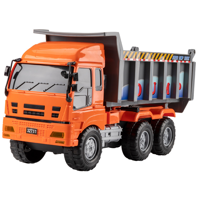 Oversized Dump Truck: Large Engineering Vehicle Toy for Boys
