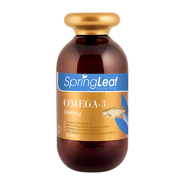 Springleaf Lvfu deep -sea fish oil soft capsules 400 Emija 3DHA cod ...