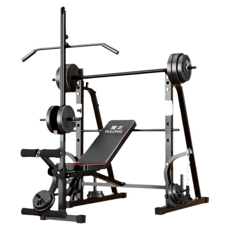 Bench Press Rack - Home Fitness Equipment for Strength Training and Squats