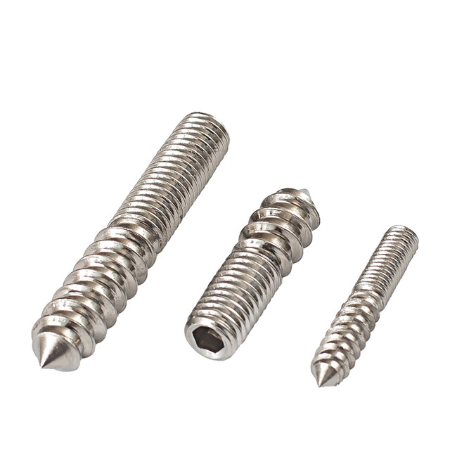 304 stainless steel double -headed tail screw inner hexagonal self ...