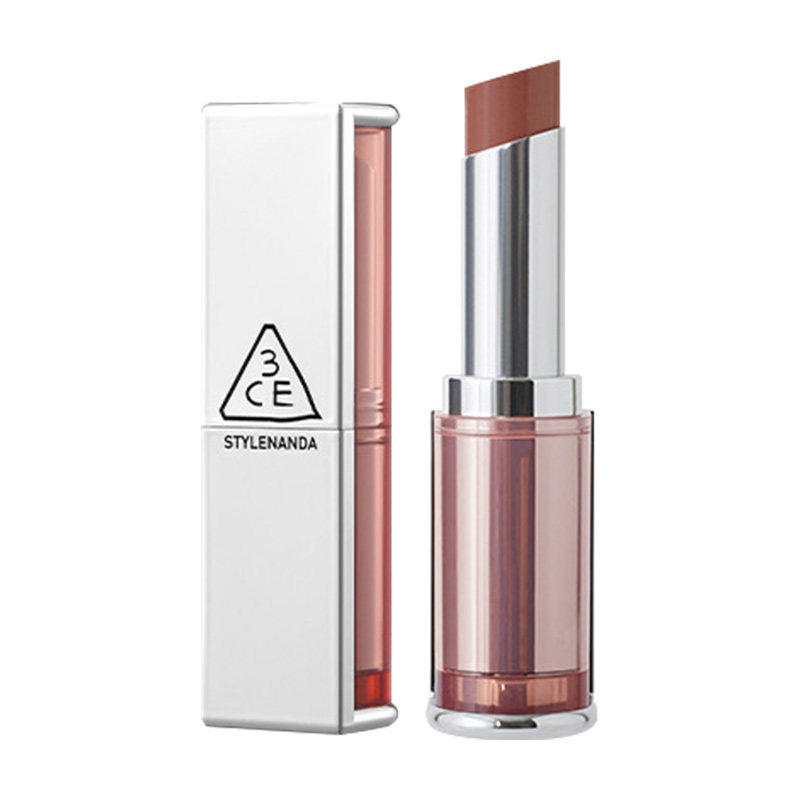 3CE Soft Fog Tube Lipstick - Sea Salt Cinnamon - Matte Velvet Lip Glaze
