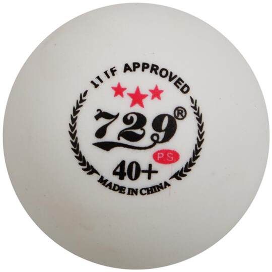 Friendship 729 Table Tennis Three-Star Ball - 40+ Plastic Match Ball