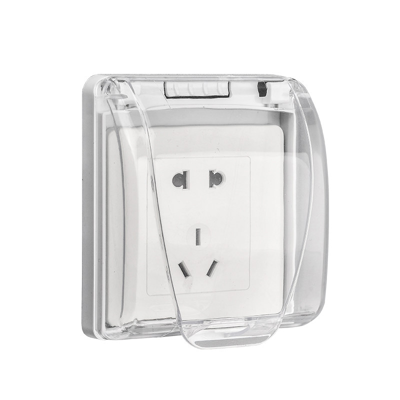 Type 86 Socket Switch Waterproof Box Protective Cover | Bathroom Plug ...