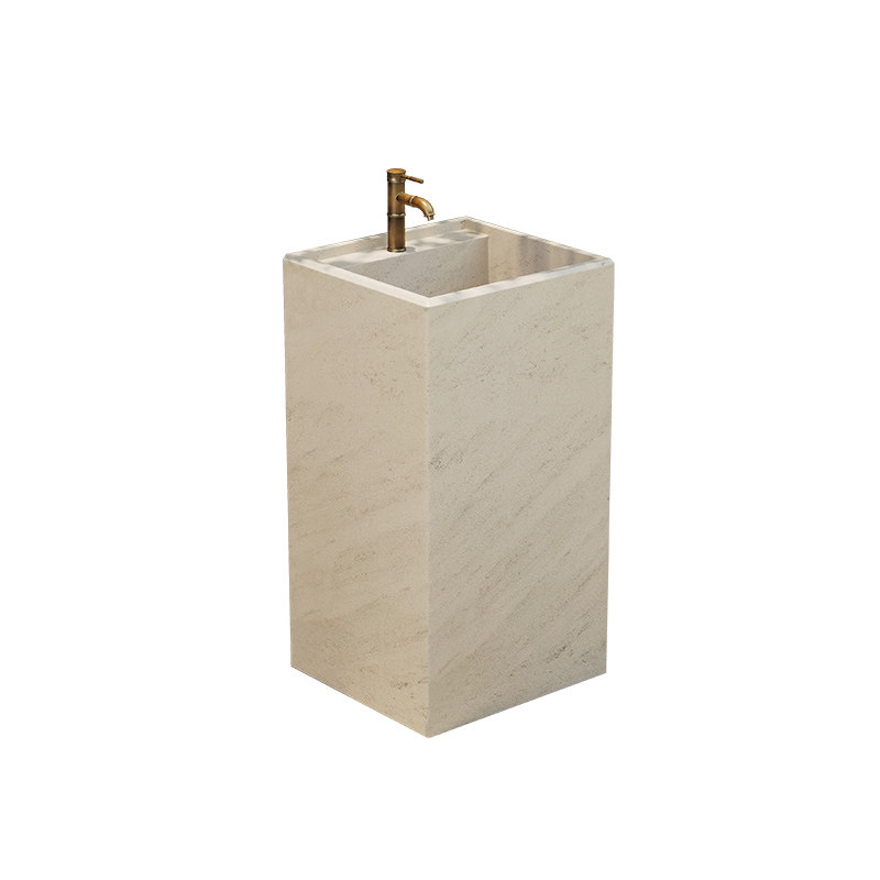 Outdoor Wash Basin Integrated Floor-Standing Column Wash Basin ...