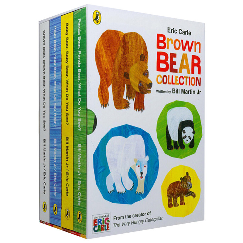 Caldecott Books Reading Edition Brown Bear Collection 4 Books Boxed ...
