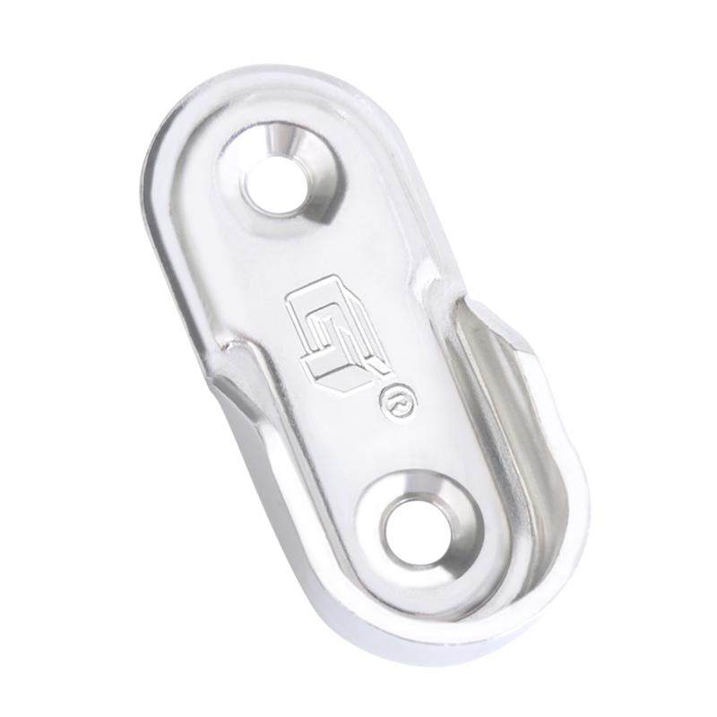 Stainless Steel Wardrobe Rod Flange - Clothes Hanging Rod Holder