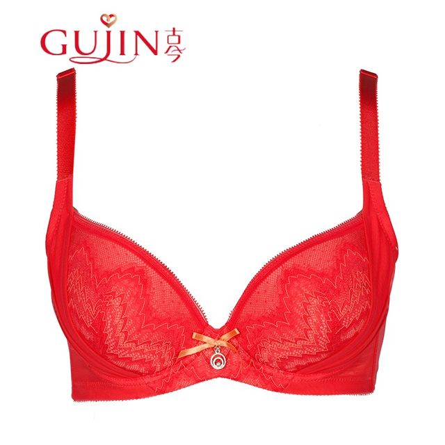 Gujin ancient and modern underwear non -woven fabrics thin cup 3/4 with ...