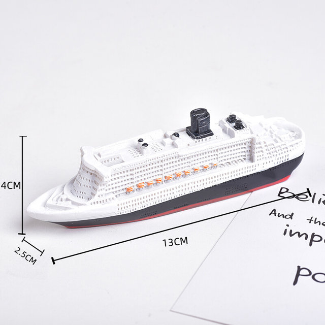 Titanic new model Mediterranean resin ship multi-story cruise ship landscape ship shape home ...