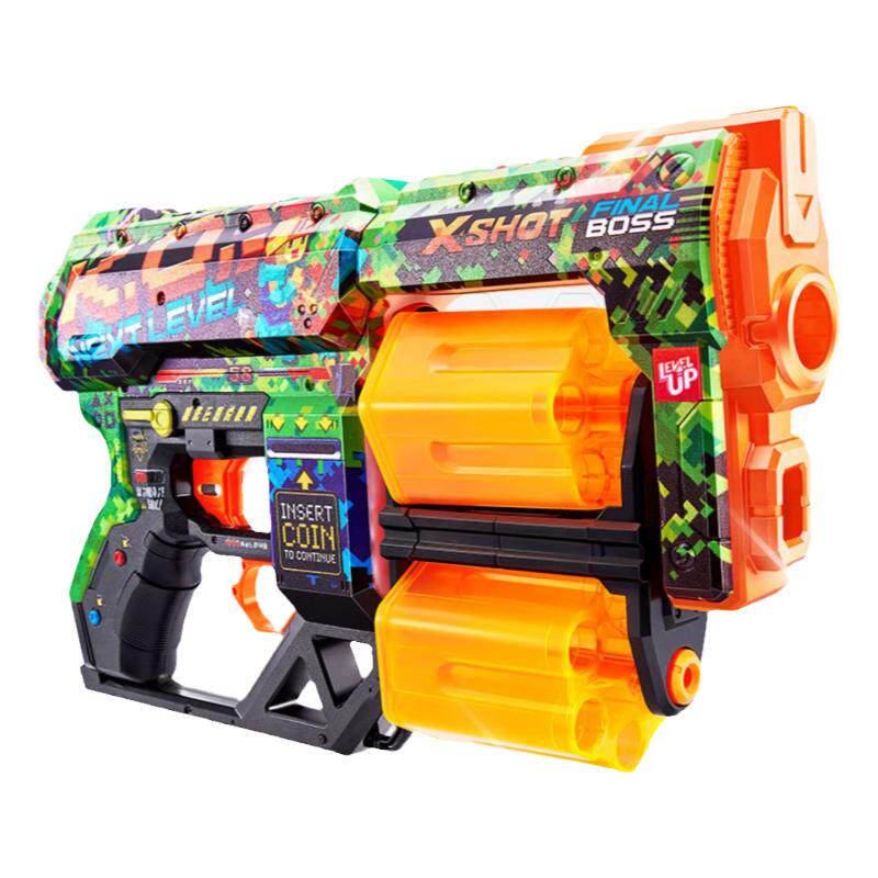Zuru Zhuyu XShot Soft Bullet Gun New Colorful Graffiti Turbine Burst ...