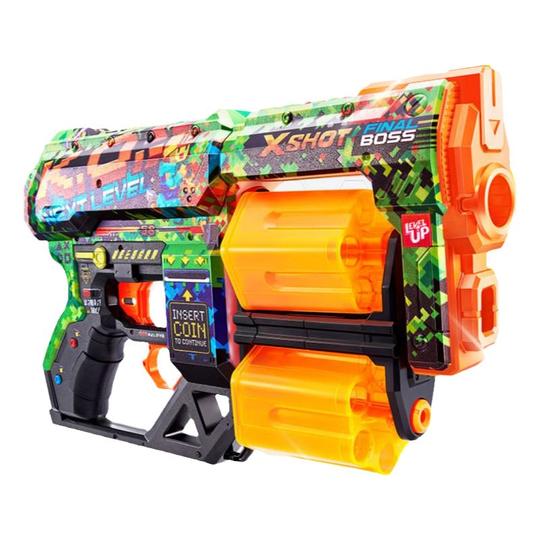 Zuru Xshot Soft Shotgun Turbo Launcher - Diseño Colorido de Graffiti