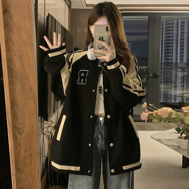 Spring and Autumn American Baseball Jacket Women's 2023 New Korean ...