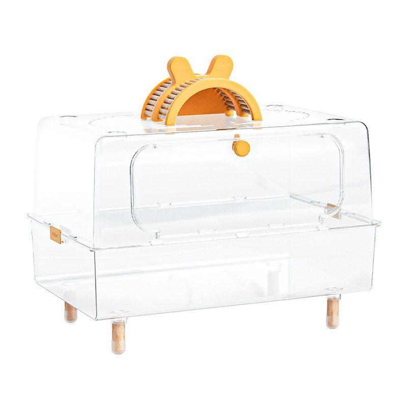 Carno Small Acrylic Hamster Cage - TV Viewing Villa
