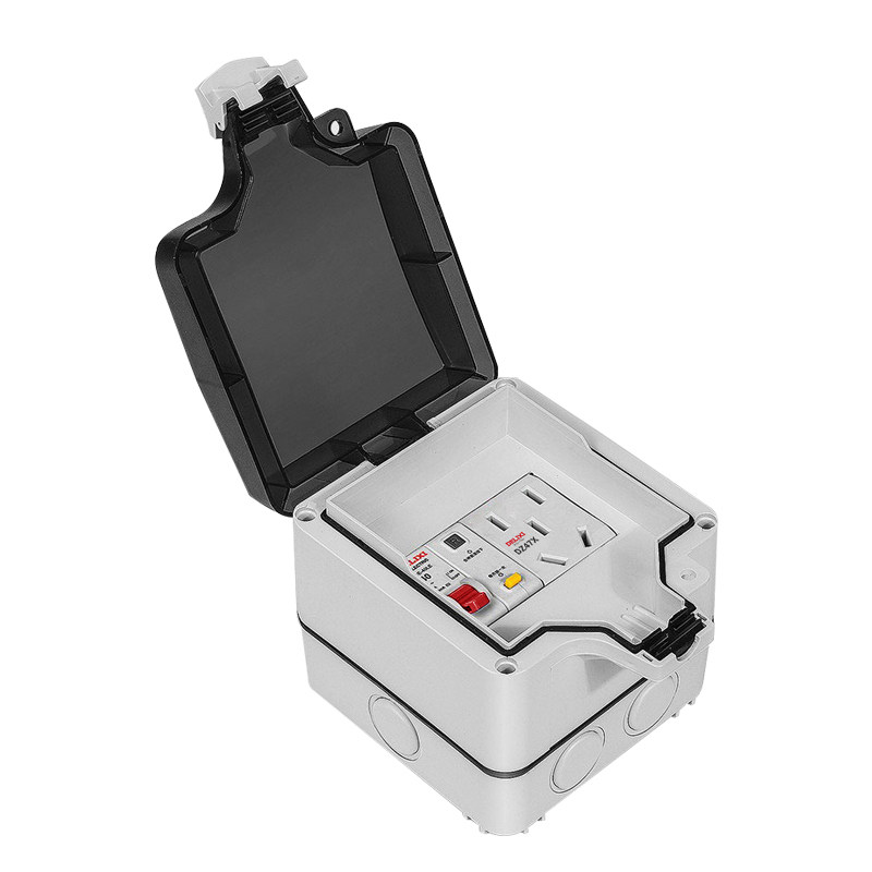 Outdoor Waterproof Open Box Leakage Protection Socket Row Yard ...