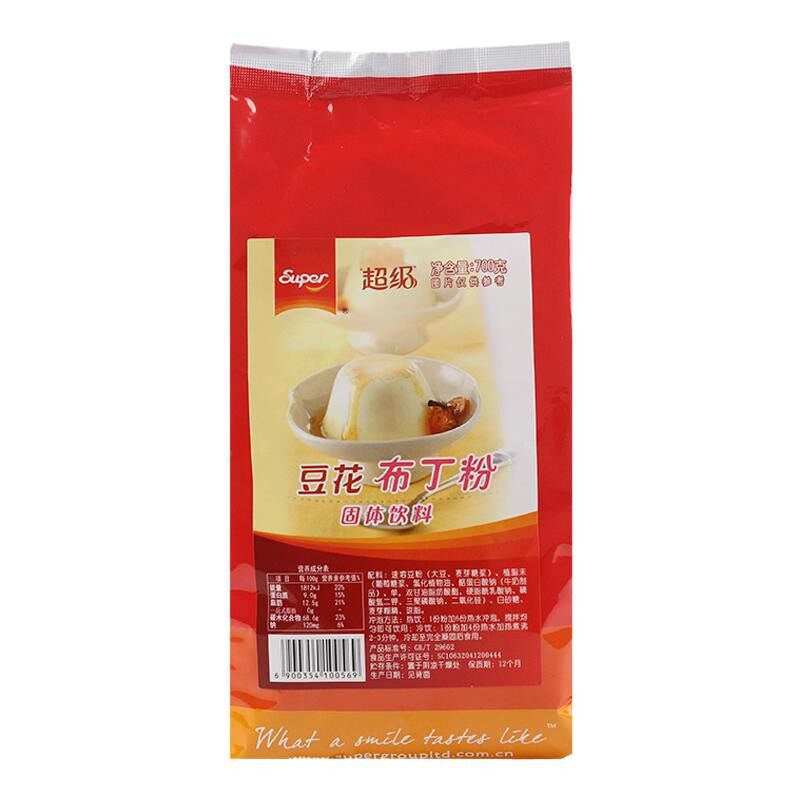 Super Tofu Pudding Powder 700g - Soy Dessert Baking Mix