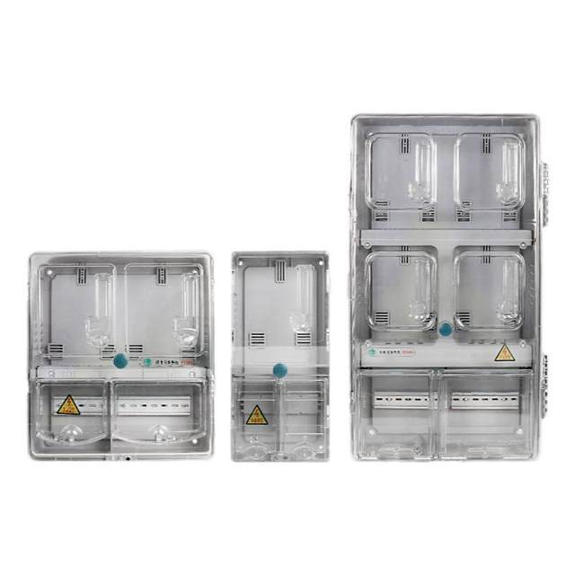 Outdoor waterproof single -phase transparent plastic meter box prepaid ...