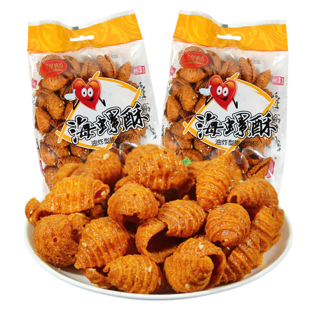 Nostalgic snacks for the post-8090 generation, delicious sweet conch ...