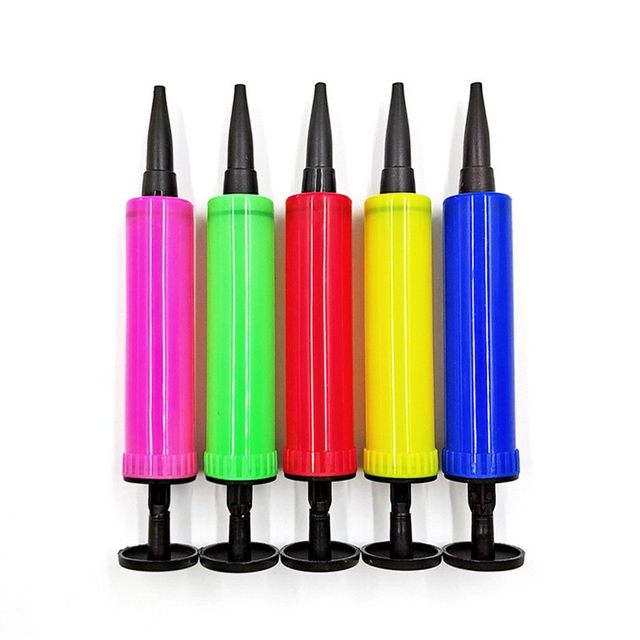 Portable mini -handle push push pyramid hood manual balloon toy hopping ...