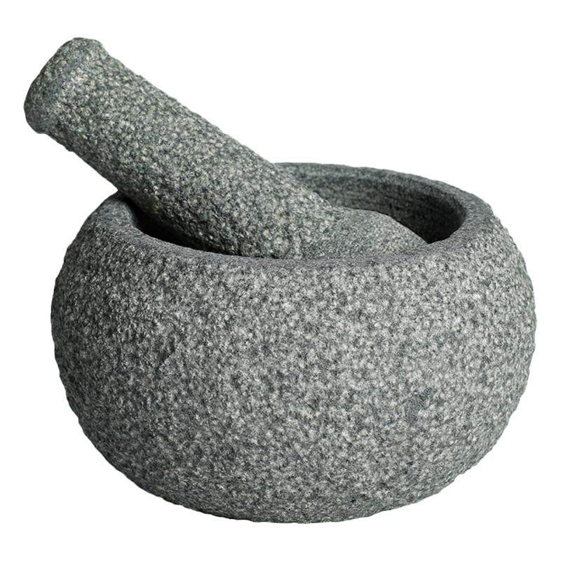 Natural Bluestone Household Stone Mortar, Garlic Mortar, Garlic Pounder ...