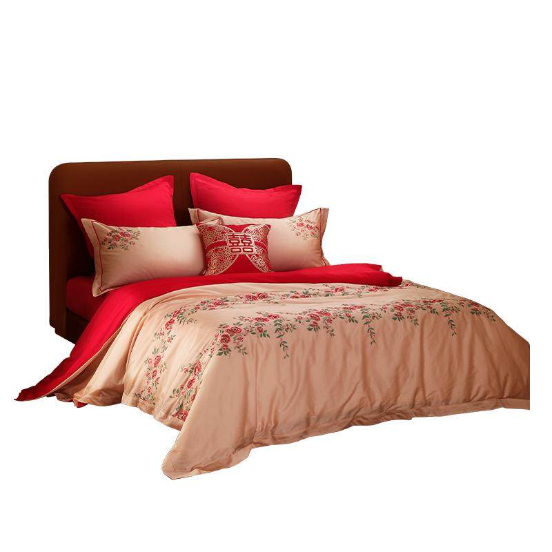 Комплект постельного белья Lulux Home Red Wedding Quilt - 100% хлопок ...
