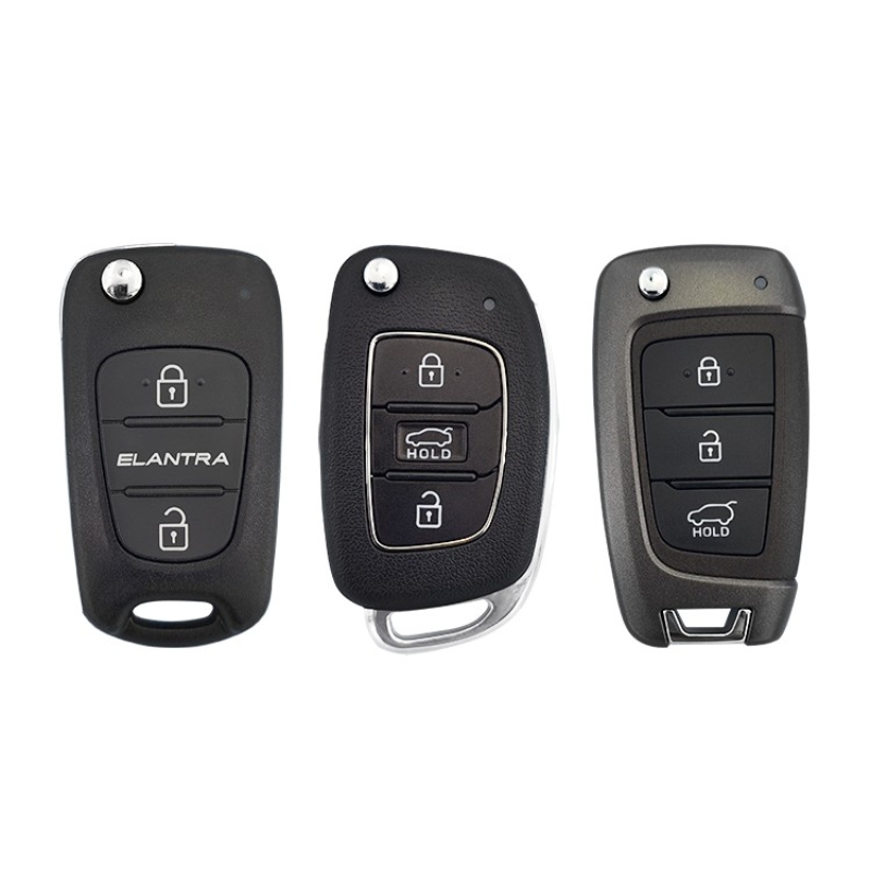 Télécommande Hyundai Pliable - Remplacement pour Sonata, Tucson, IX25, IX35 & Plus