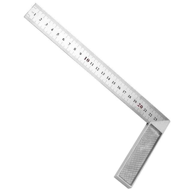 Thickened right-angle ruler, multi-function ruler, 90-degree movable ...
