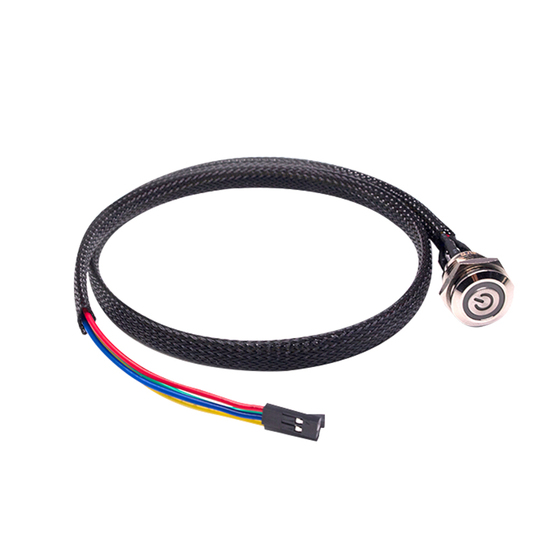 DIY Computer Boot Reset Switch - 16mm Power Button with Light
