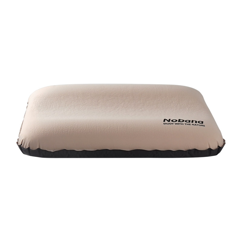 Outdoor 3D Sponge Pillow Inflatable Camping Travel Cervical Pillow