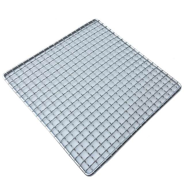 304 stainless steel barbecue mesh rectangular grilled grilled grilled ...