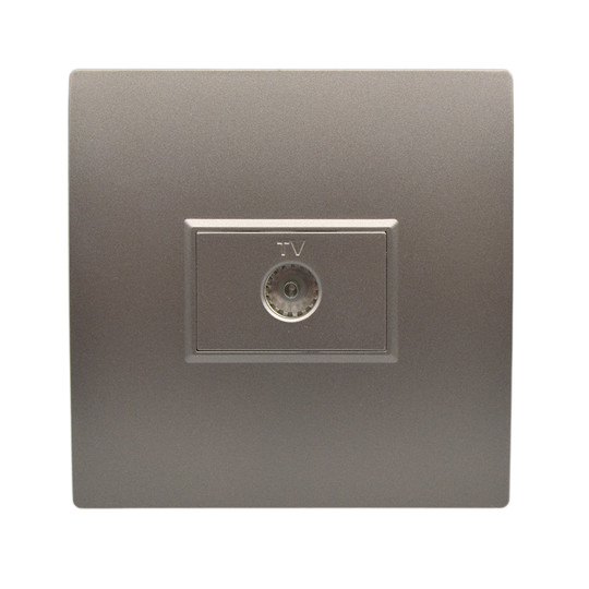 Dark Gray TV Cable TV Wall Socket Panel TV High-Definition Digital ...