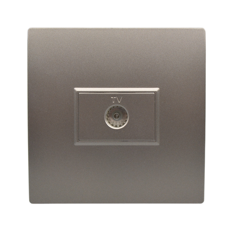 Dark Gray TV Cable TV Wall Socket Panel TV High-Definition Digital ...