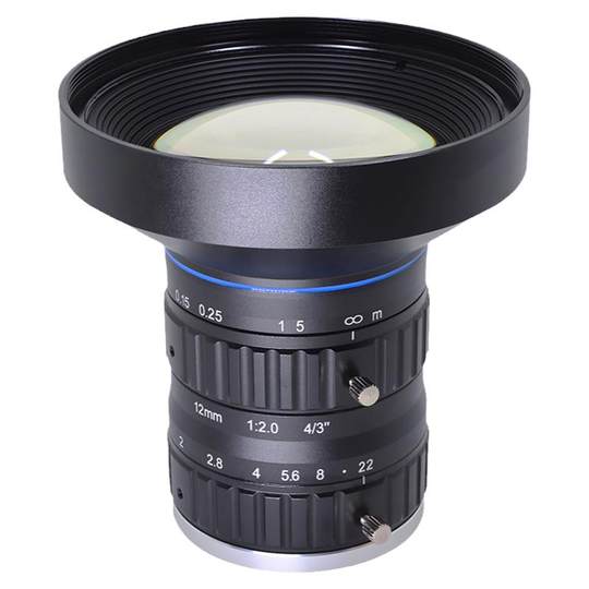 Industrial Camera Lens 12mm 4/3 Inch Large Target Camera 12 Million ...