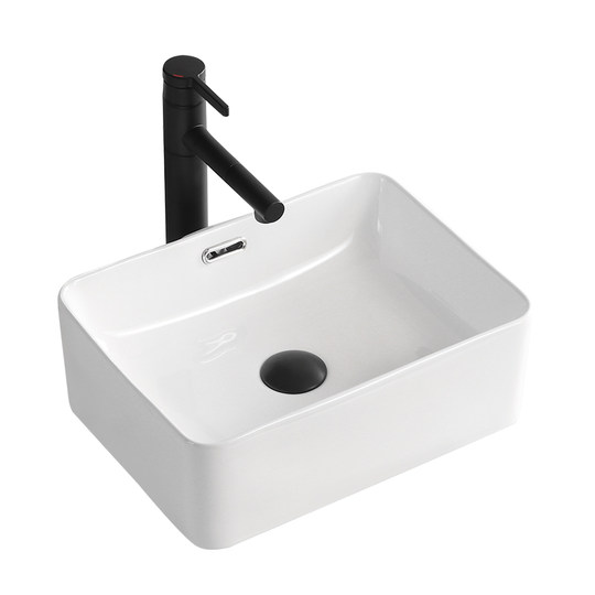 Simple Mini Ceramic Countertop Basin Light Luxury Style