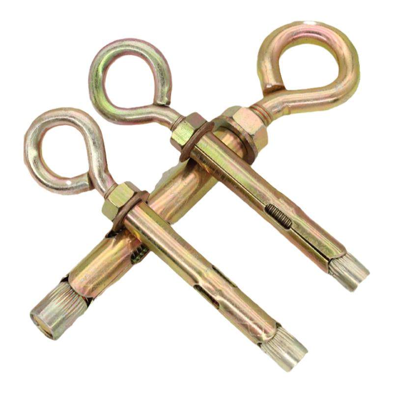 Galvanized Hoisting Ring Expansion Screw - M6-M12 Heavy Duty Pull Bolt