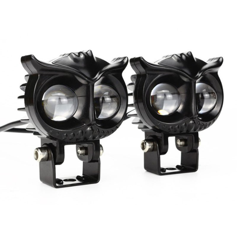 Electric Vehicle LED Lights Super Bright Motorcycle Spotlights Far and ...