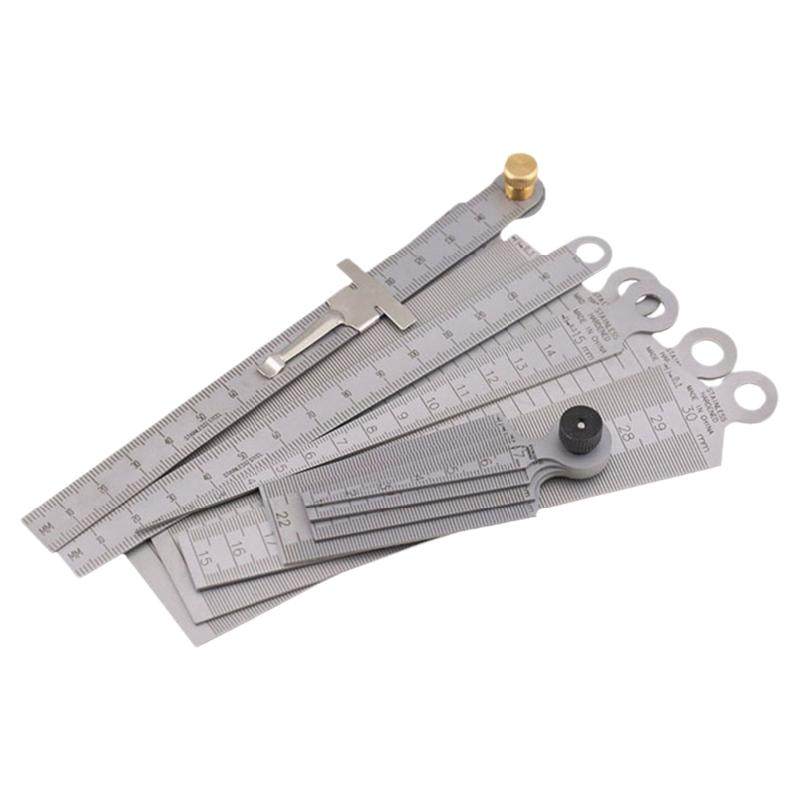 Stainless Steel Gap Ruler - High Precision Tapered Measuring Gauge