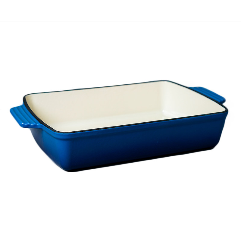 Enamel Cast Iron Baking Pan for Bread and Steak - Induction Cooker ...