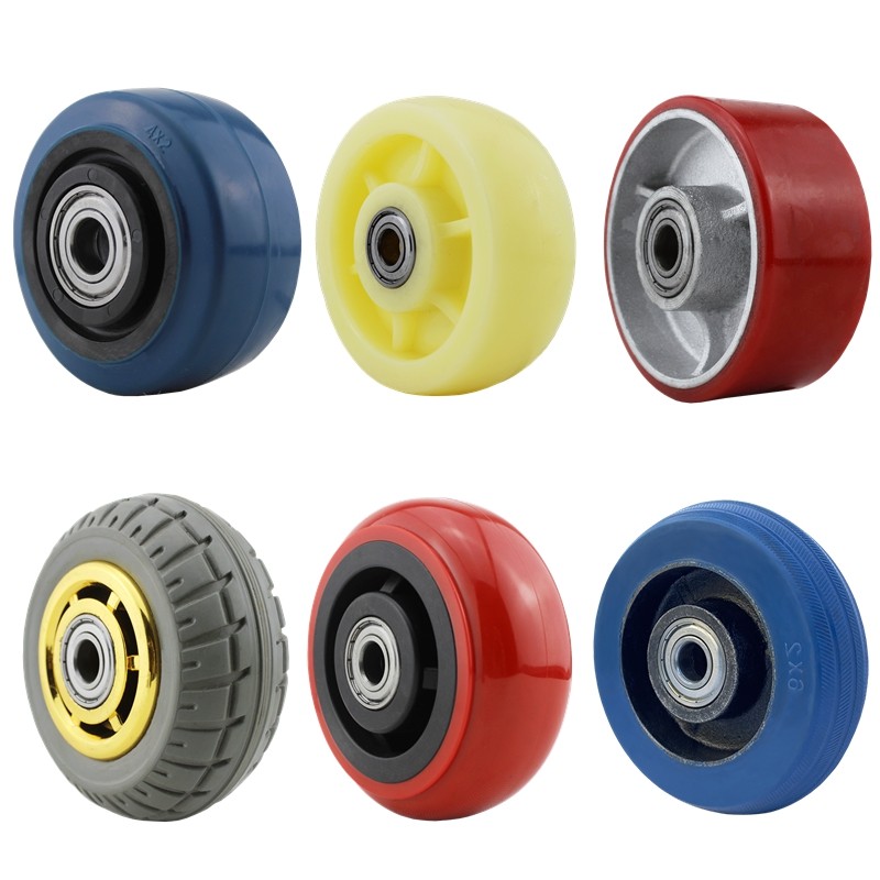 1,5" 2" 2,5" 3" 4" 5" 6" 8" silent wheel nylonová kolečka polyuretanová ...