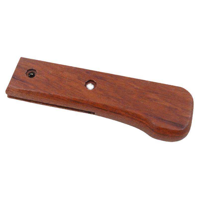 Brazilian Pear Wood Knife Handle - Solid Wood Replacement Handle for ...