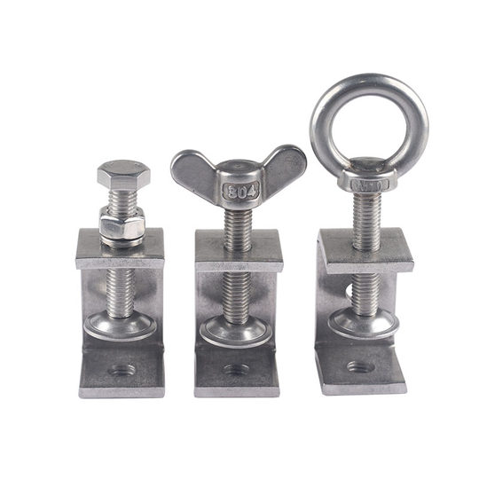 304 Stainless Steel Tiger Card C-Type Clamp U-Shaped Clamp Steel Pipe ...