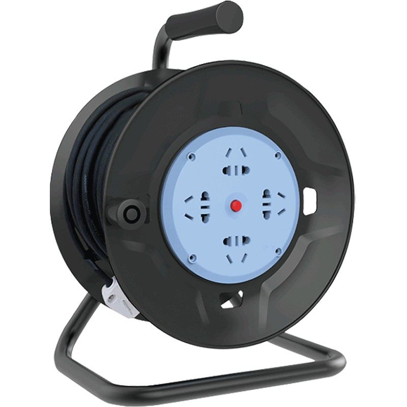 Bull Mobile Cable Winding Reel - 20m - 3/4/6 Socket Options