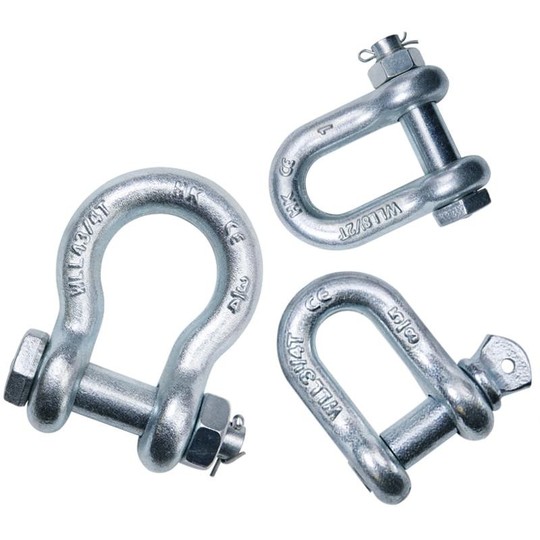 Noga Lifting Shackle - U Ring D Shackle - High Carbon Alloy Steel