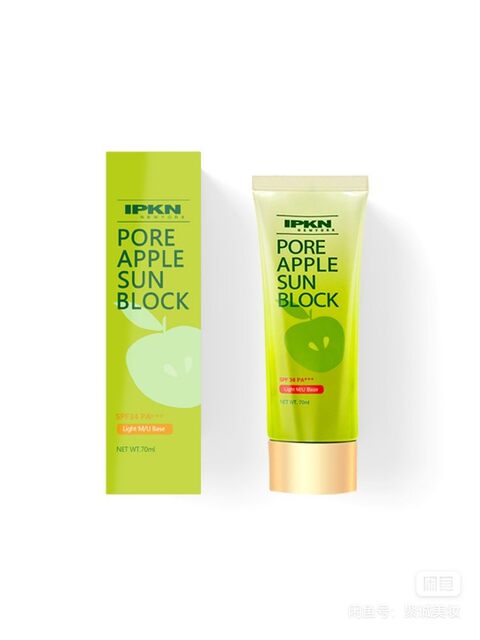IPKN/Yikeen South Korea's new packaging Green Apple Sunscreen SPF34 ...