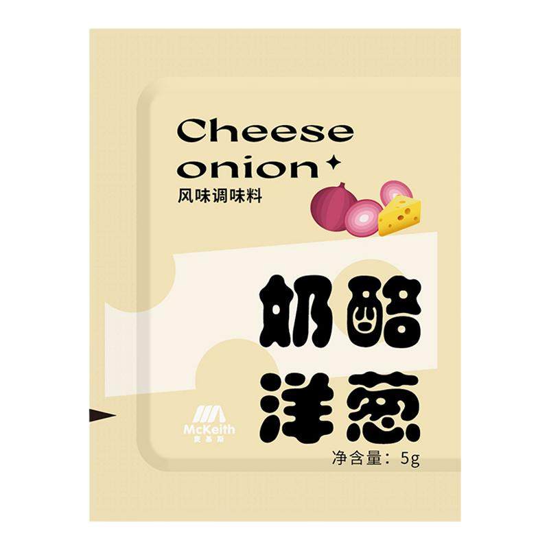Assaisonnement pour frites au fromage et à l'oignon Mckees 5g x 50 unités