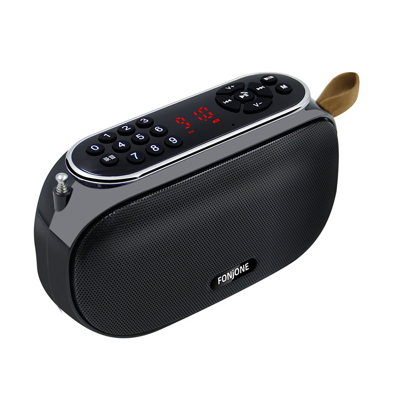 Fonjone J19 Bluetooth Lautsprecher - Tragbarer MP3-Player & Recorder