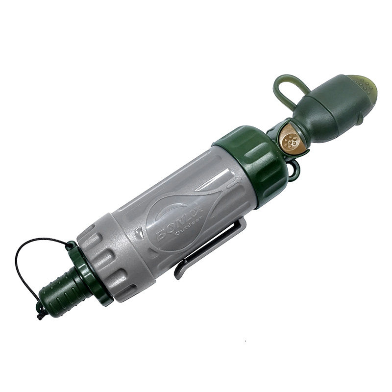Outdoor Water Purifier Portable Drinking Filter with Soft Kettle Set