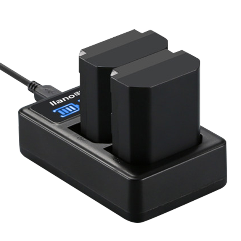 Chargeur de batterie Llano Sony NP-FZ100 - Double port compatible avec A7M3, A7M4, A7S3, A7R3 ...