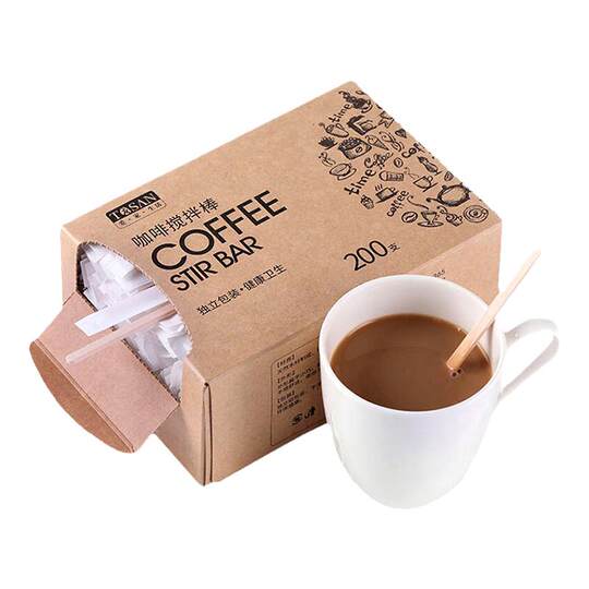 Coffee Stirring Stick Disposable Wooden Extension - Honey Spoon Solid ...